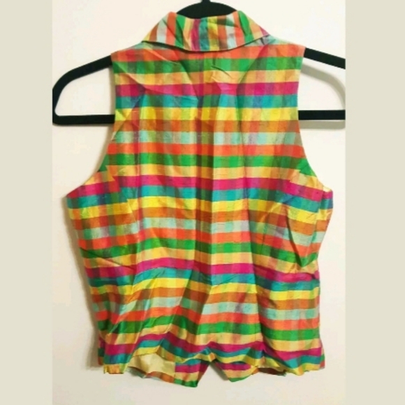 The Limited | Tops | Limited 0 Raw Silk Checkered Tops | Poshmark